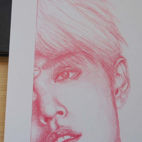 Other | Sean Xiao Zhan The Untamed Pencil Drawing | Poshmark